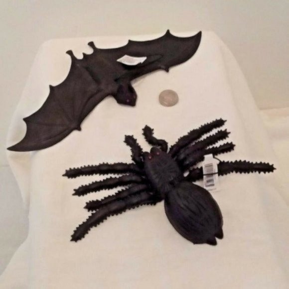 unknown | Holiday | Black Spider And Bat Rubber Halloween Costume ...